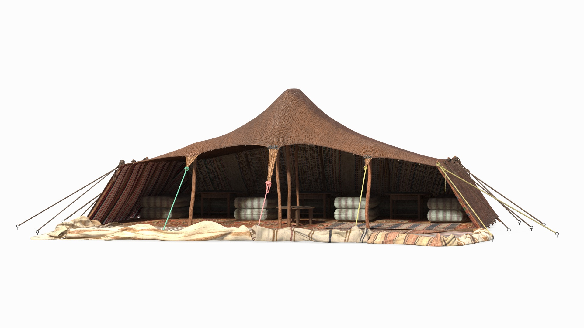 Traditional Bedouin Tent Model - TurboSquid 2182921