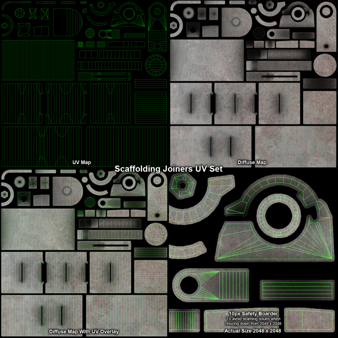scaffolding kit building obj