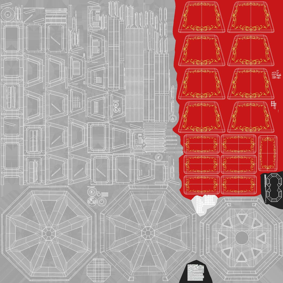 Red Detailed Ferris Wheel Cart 3D model - TurboSquid 2096740
