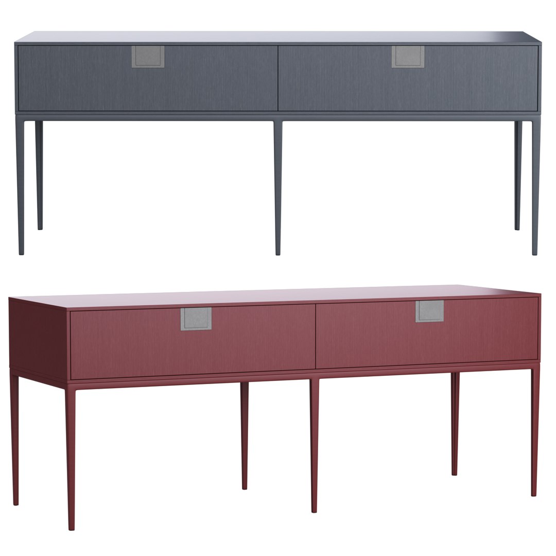 Maxalto Alcor Low Consoles 3D Model - TurboSquid 1726321