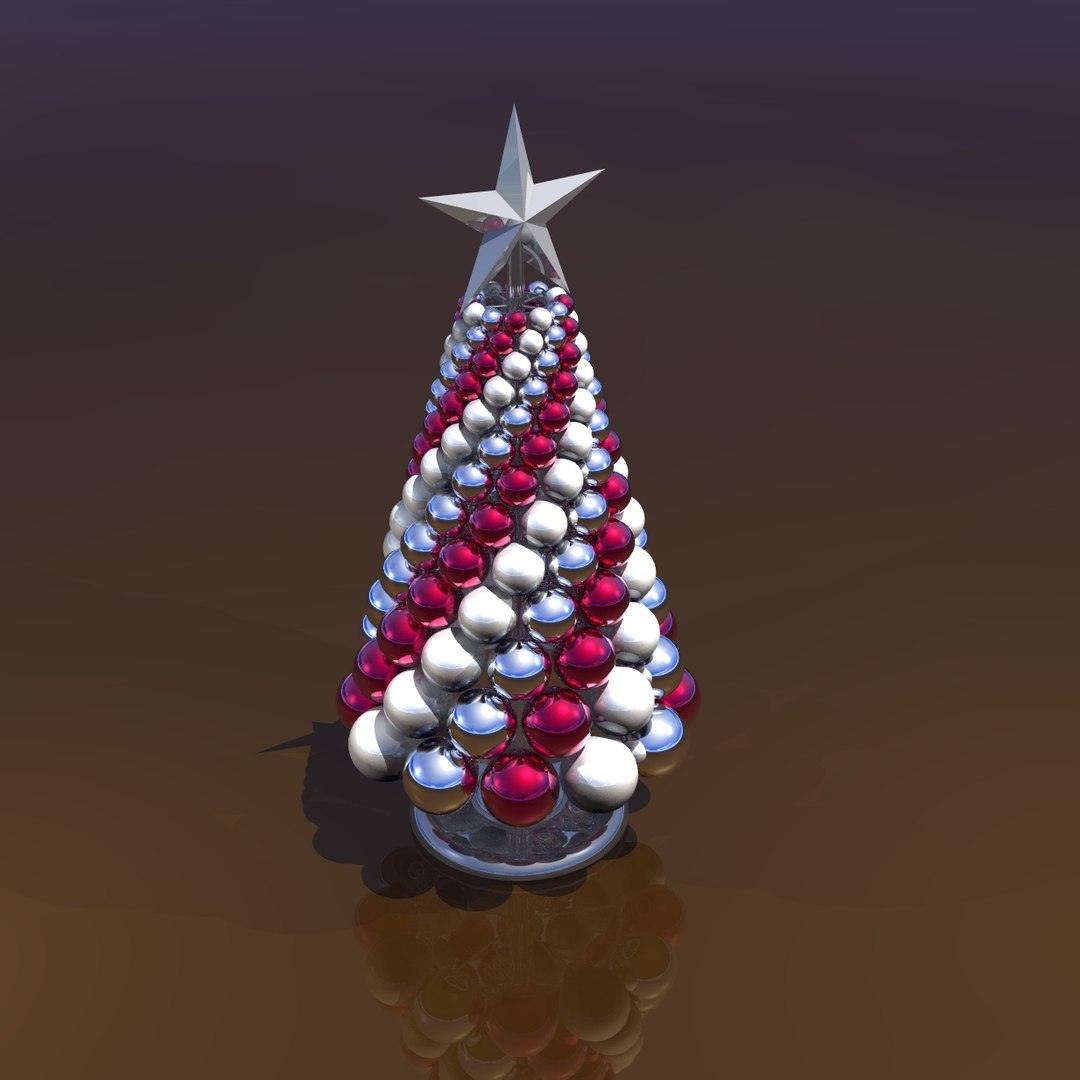 3d Christmas Tree Centerpiece Model