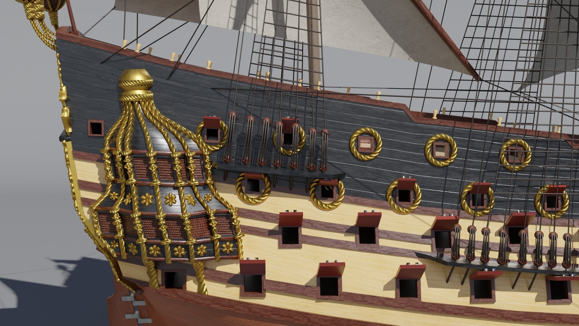Hms Prince Rate Ship 3D - TurboSquid 1540386