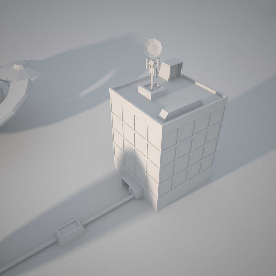 Low-poly Space 3D Model - TurboSquid 1170366