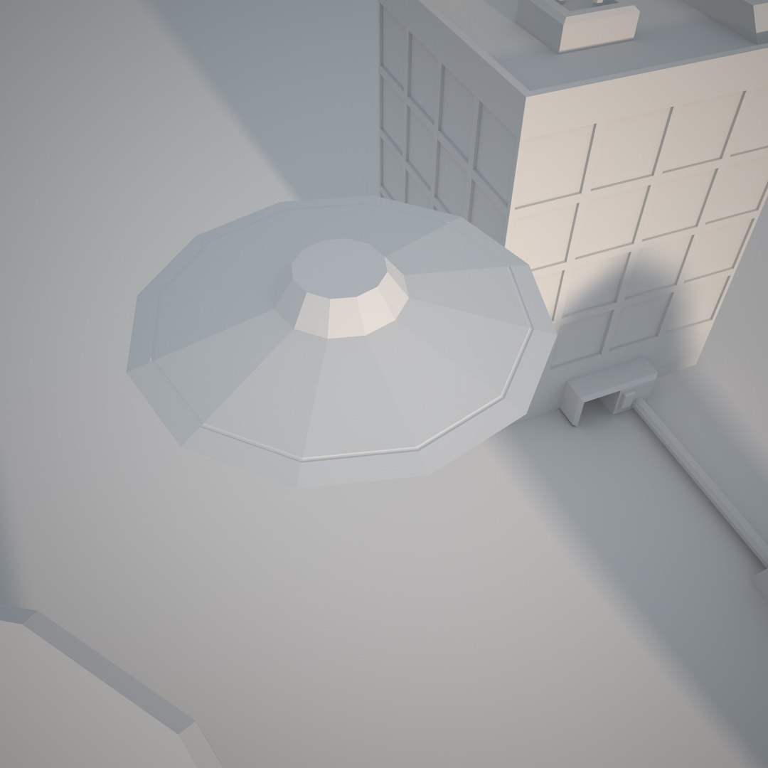 Low-poly Space 3D Model - TurboSquid 1170366