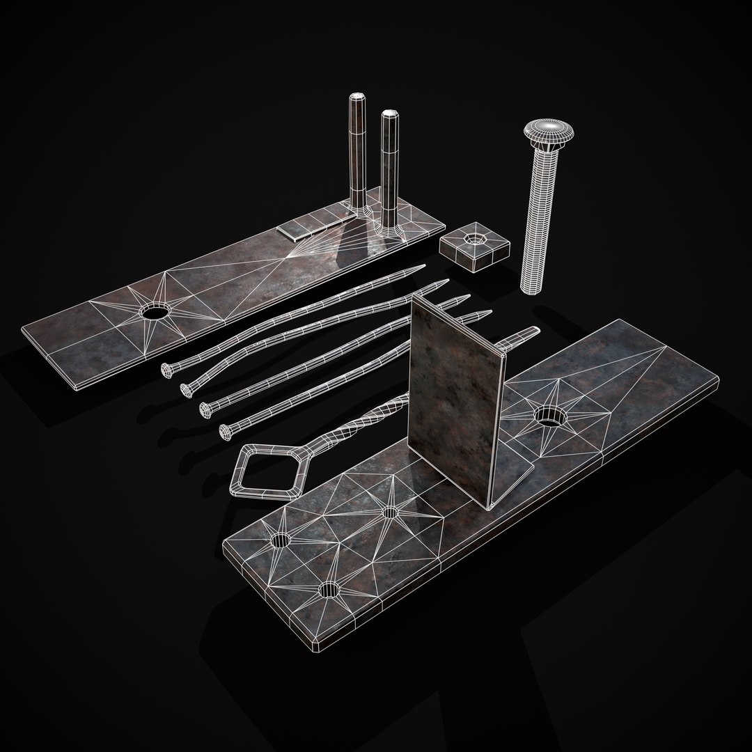 3D Deconstructed Blacksmith Fuller - TurboSquid 2153583