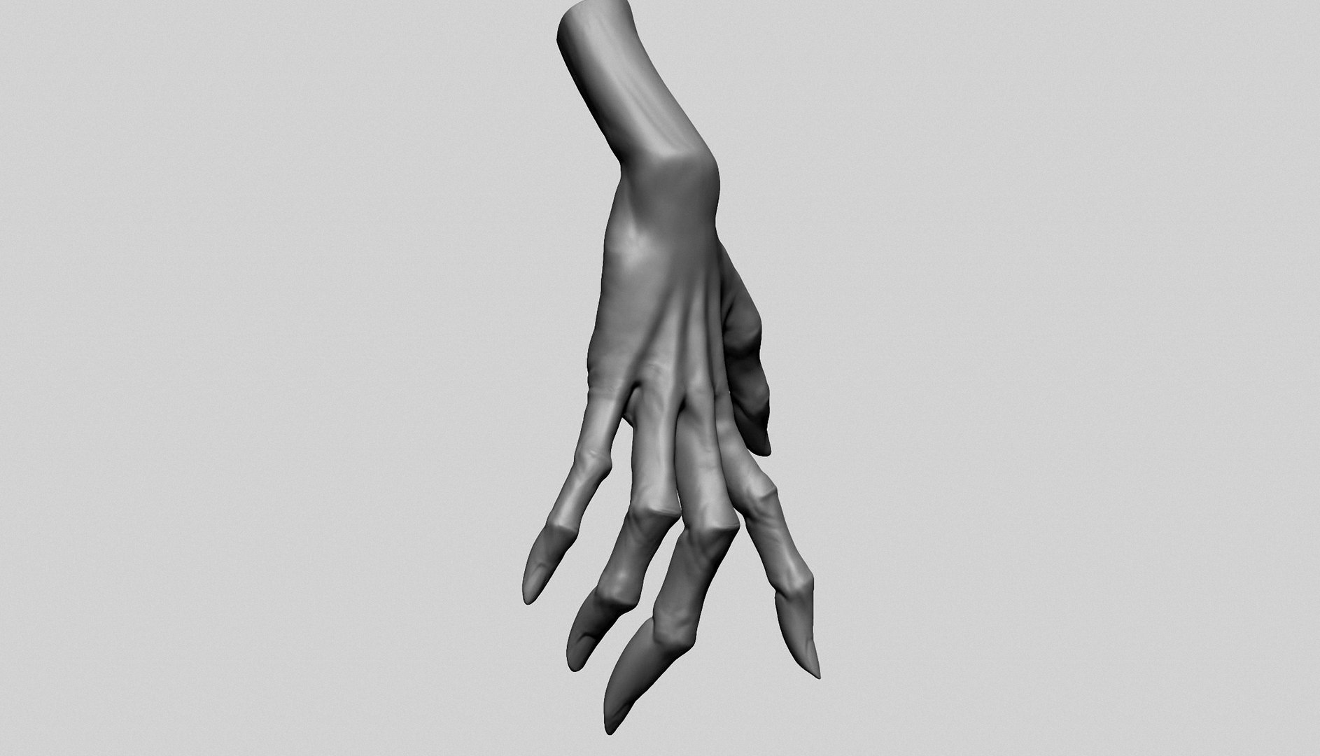 3D Creature Hand Model - TurboSquid 2198931