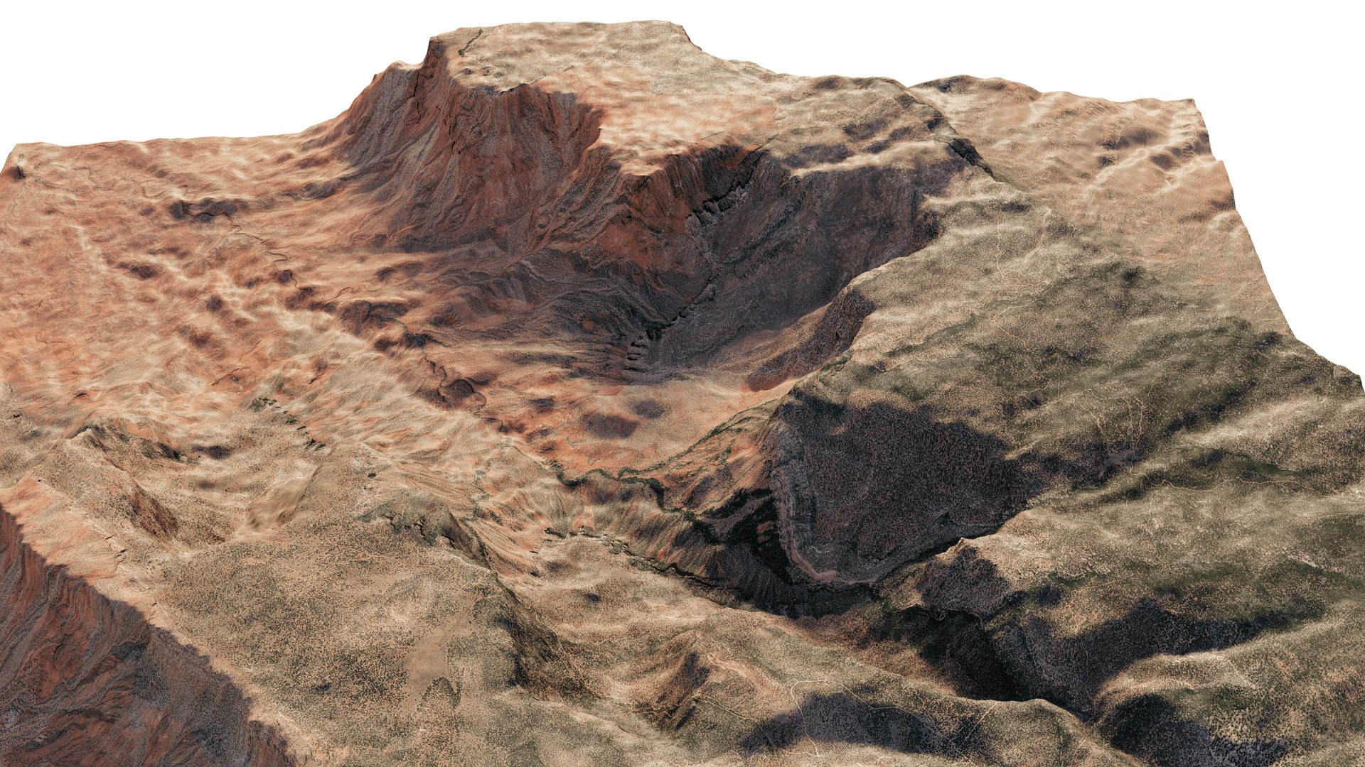 3D Canyon 3d Model Terrain Model - TurboSquid 2083733