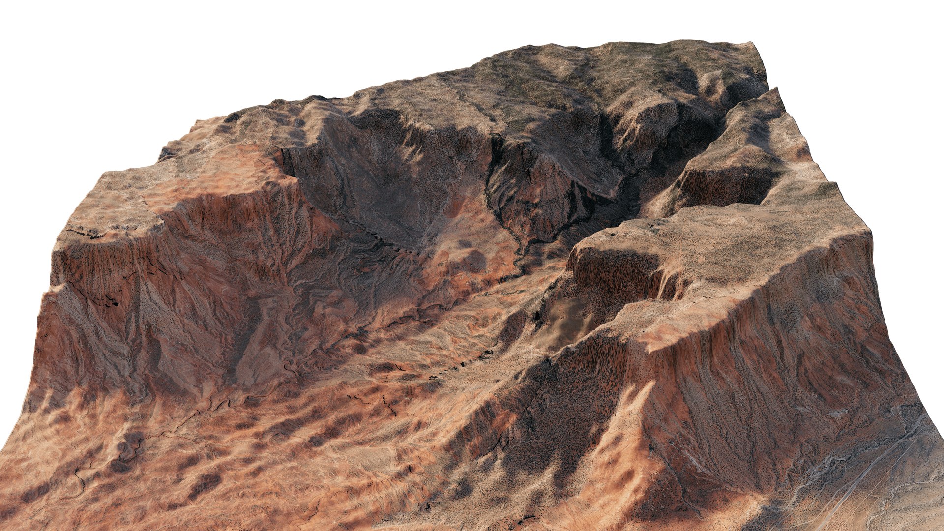 3D Canyon 3d Model Terrain Model - TurboSquid 2083733