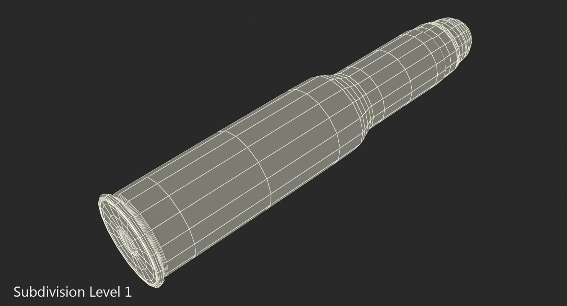 3D Cartridge Case Bullet Rifle Model - TurboSquid 1399116