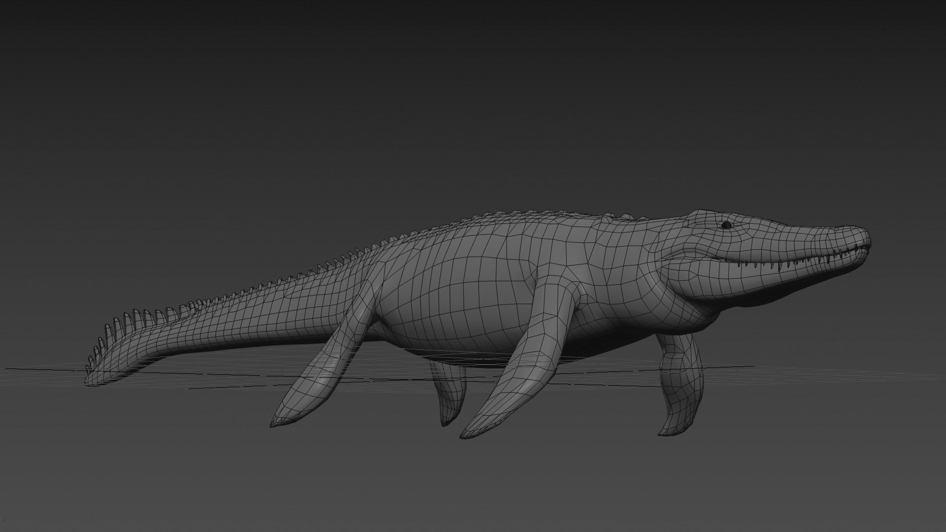 3D Mosasaurus Rex - 8K Animated - TurboSquid 2005790