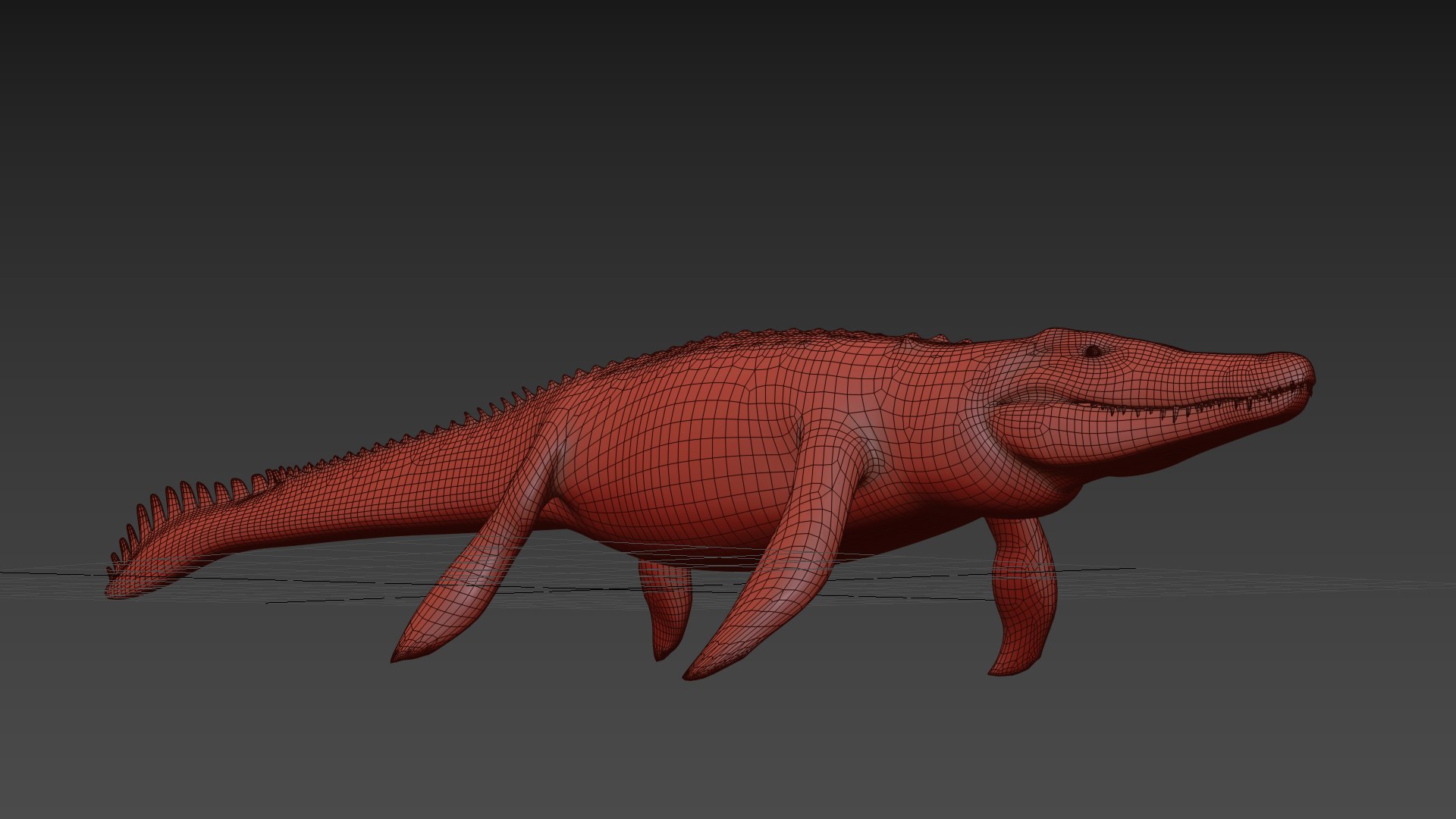 3D Mosasaurus Rex - 8K Animated - TurboSquid 2005790