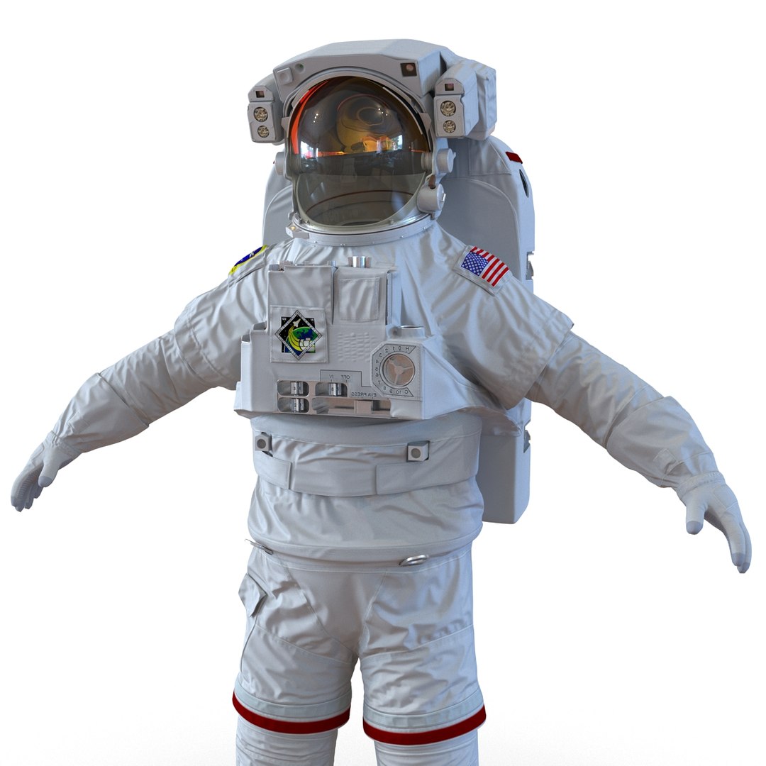 extravehicular mobility unit rigged 3d model