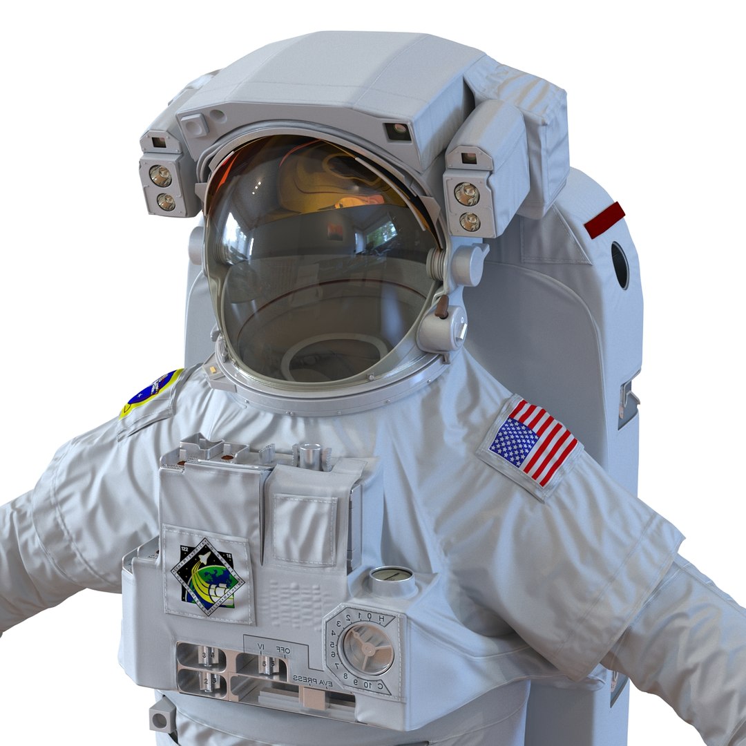 extravehicular mobility unit rigged 3d model