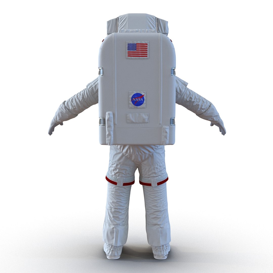 extravehicular mobility unit rigged 3d model