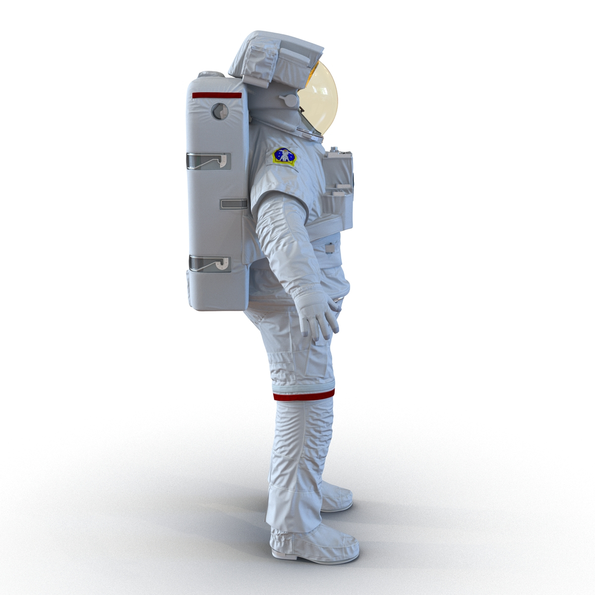 extravehicular mobility unit rigged 3d model