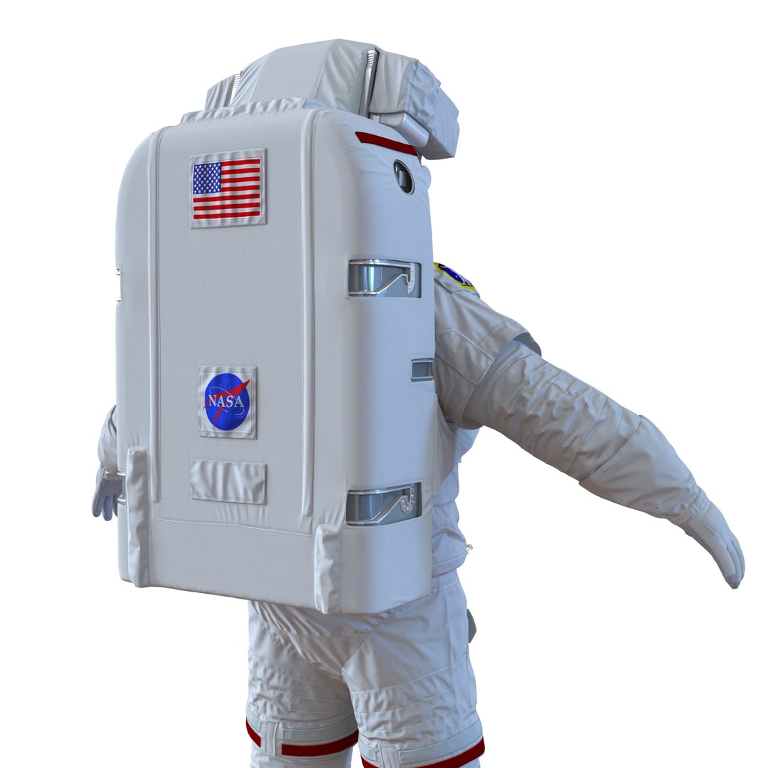 extravehicular mobility unit rigged 3d model