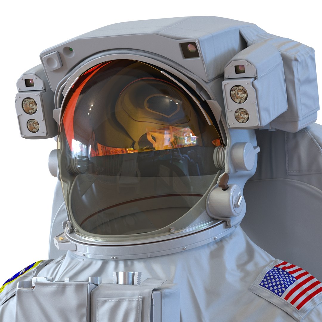 extravehicular mobility unit rigged 3d model