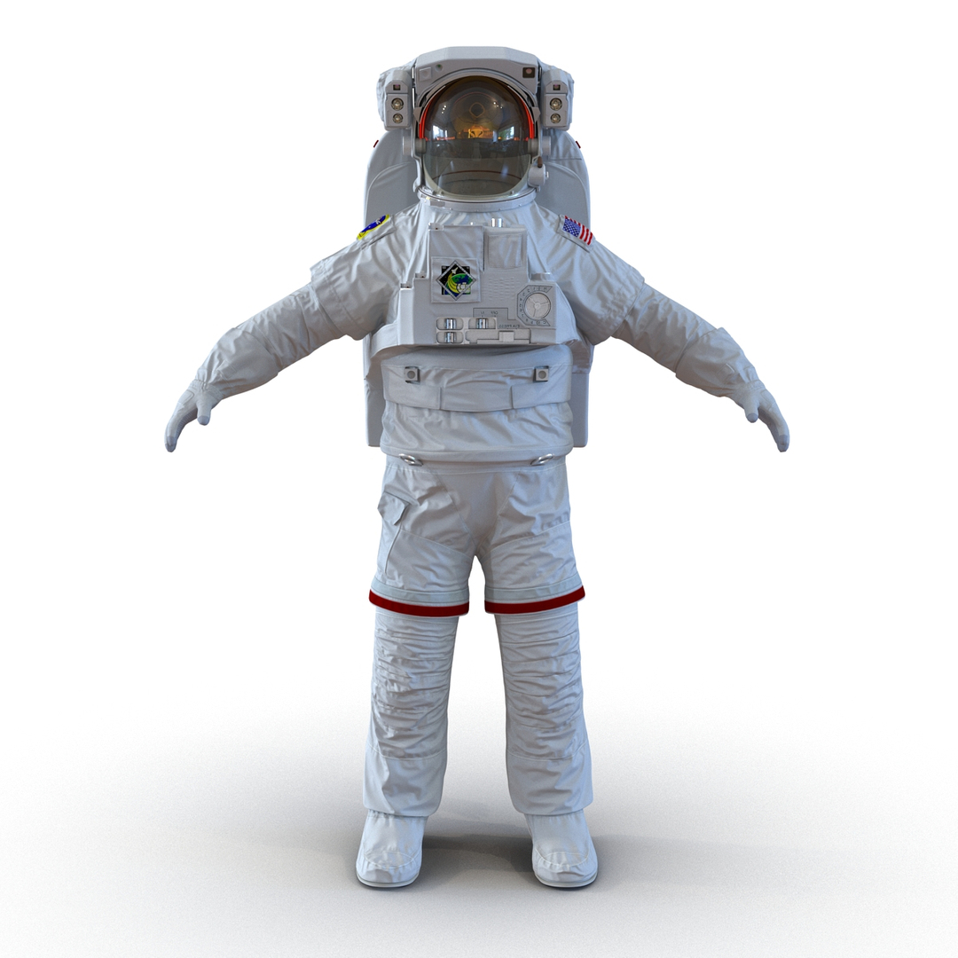 extravehicular mobility unit rigged 3d model
