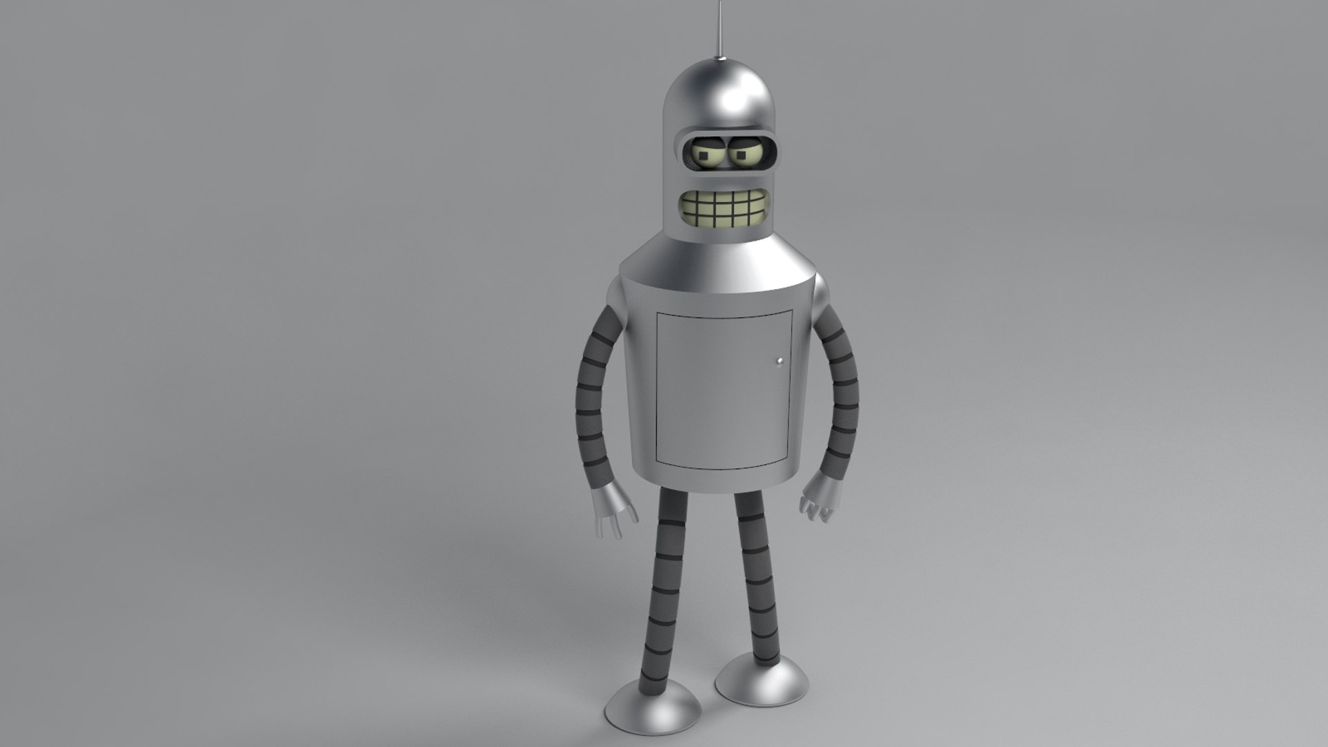Bender Unit Futurama 3d Model