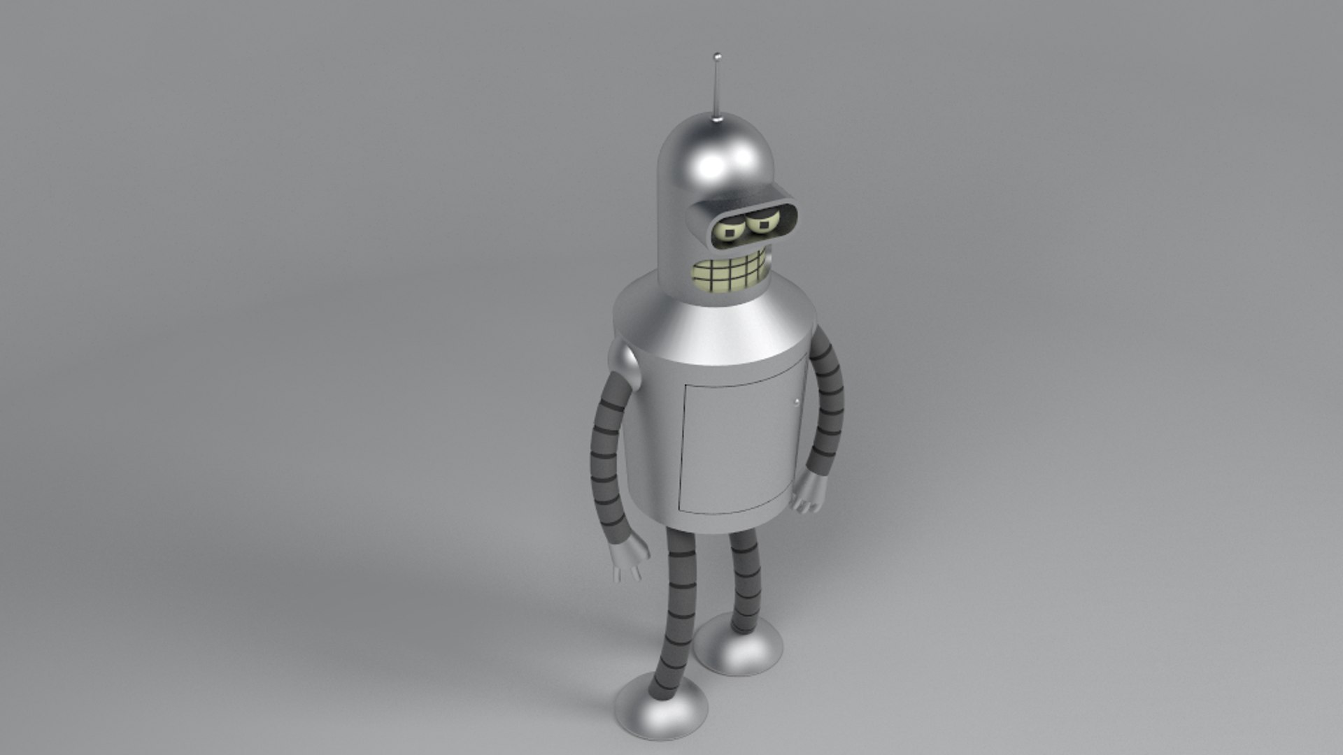 Bender Unit Futurama 3d Model
