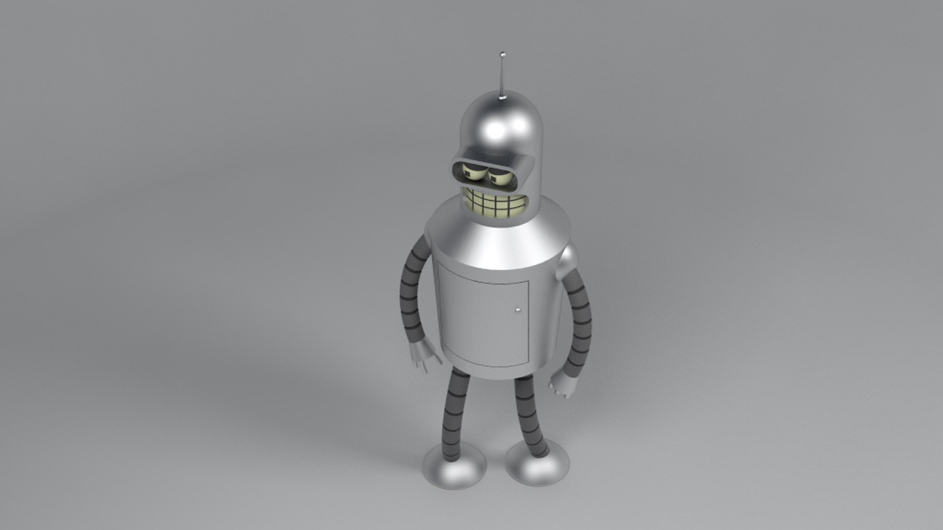 Bender Unit Futurama 3d Model