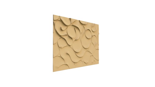 modelo 3d Conjunto de decoración de pared con paneles modernos Mural de ...