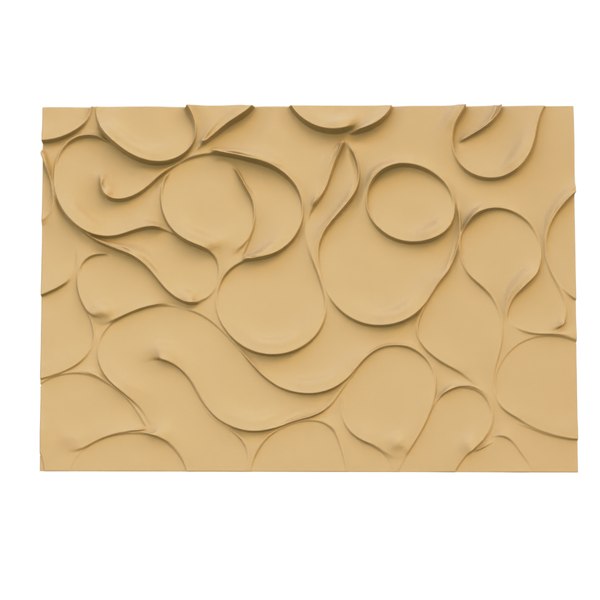 modelo 3d Conjunto de decoración de pared con paneles modernos Mural de ...