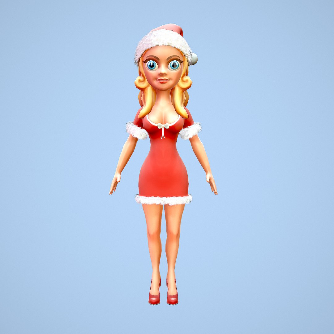 3d Ms Santa