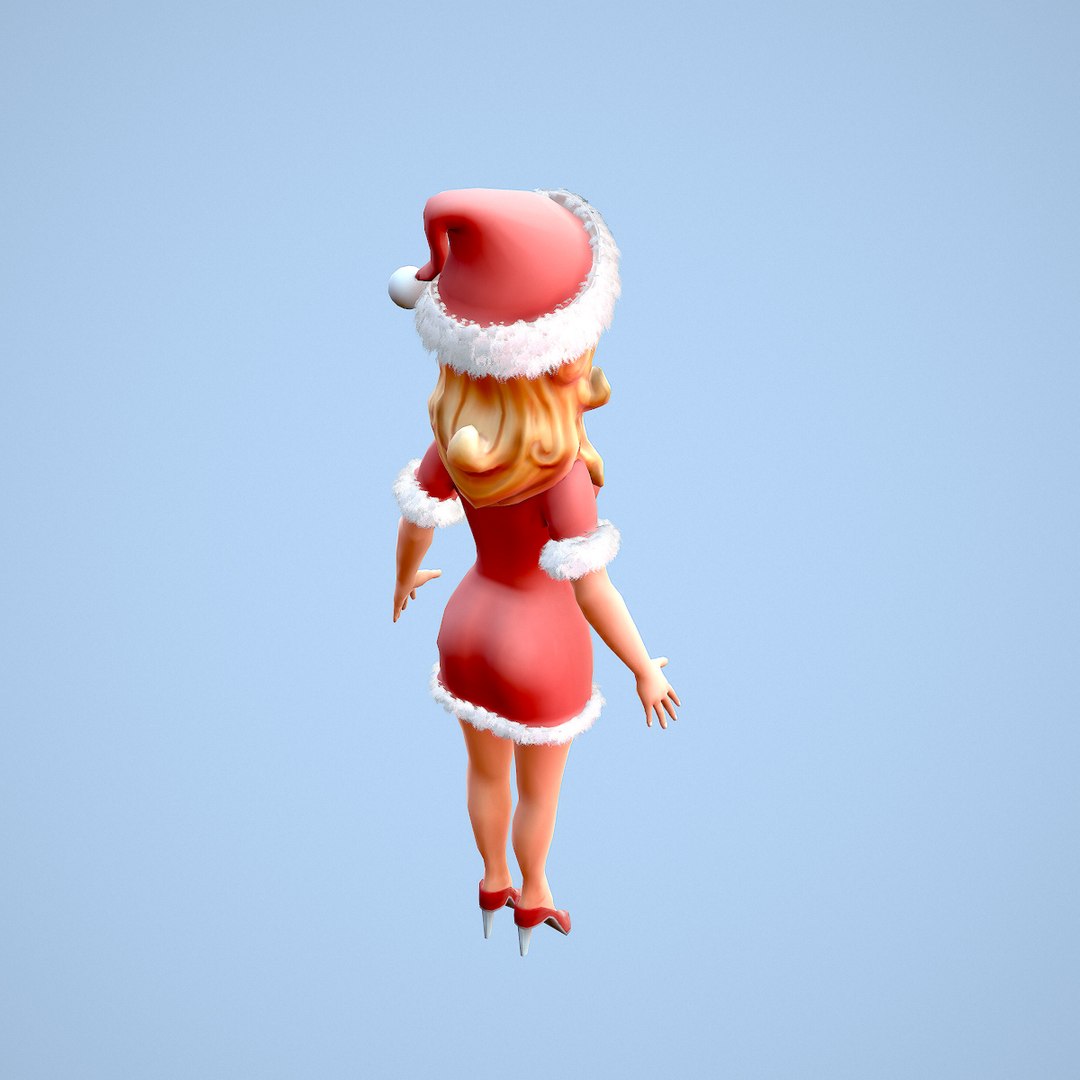 3d Ms Santa