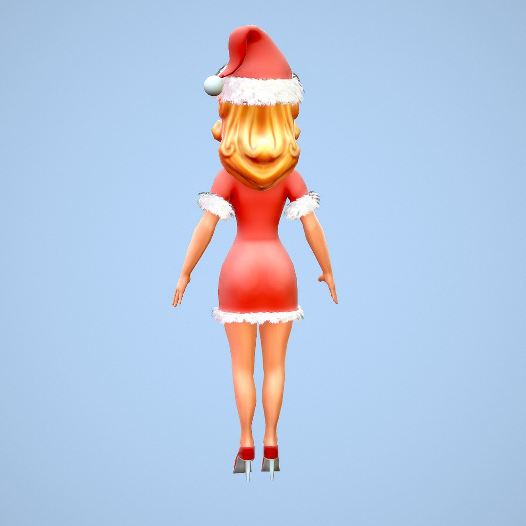3d Ms Santa