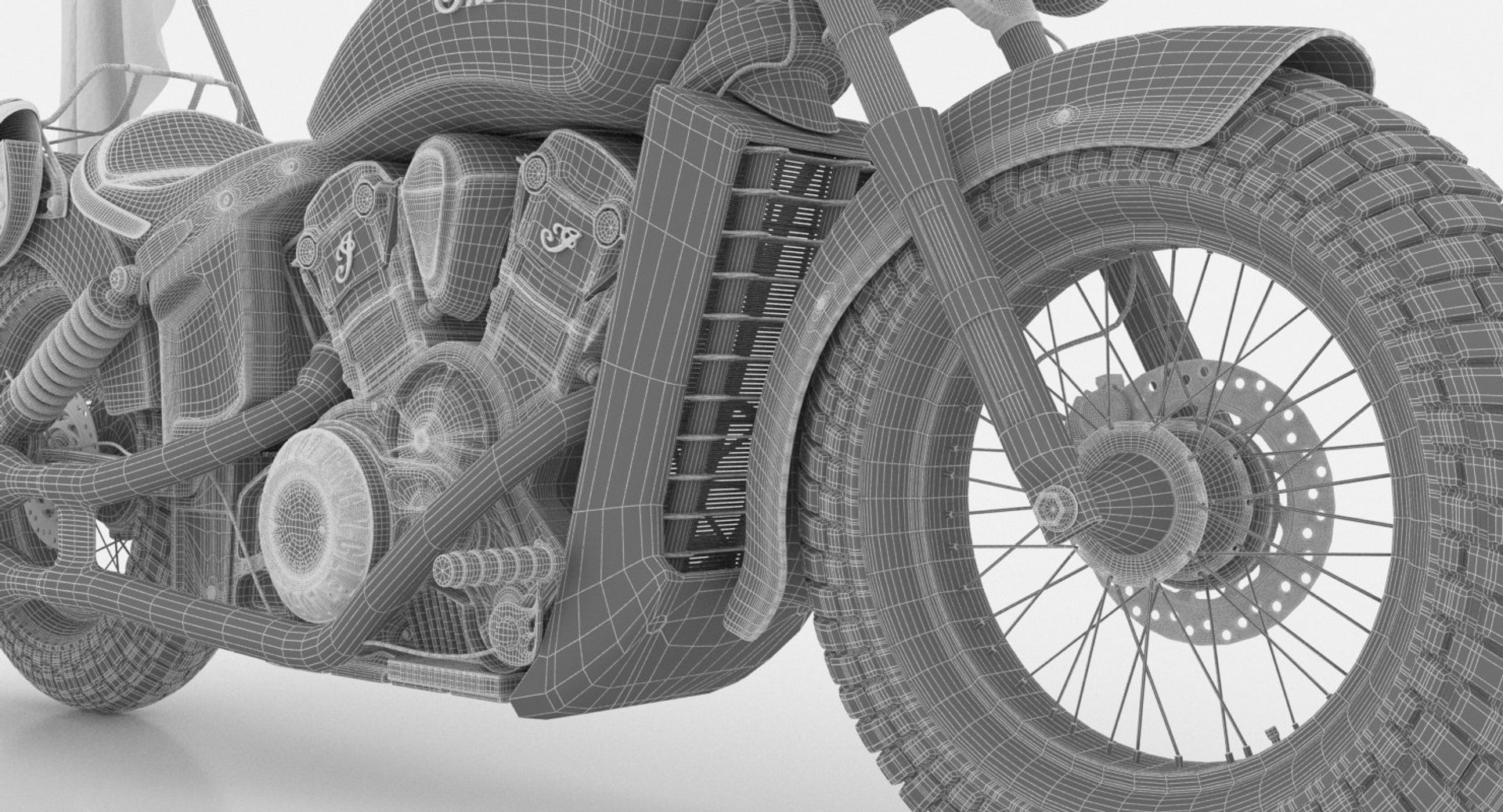 3D motorcycle indian scout model - TurboSquid 1645090