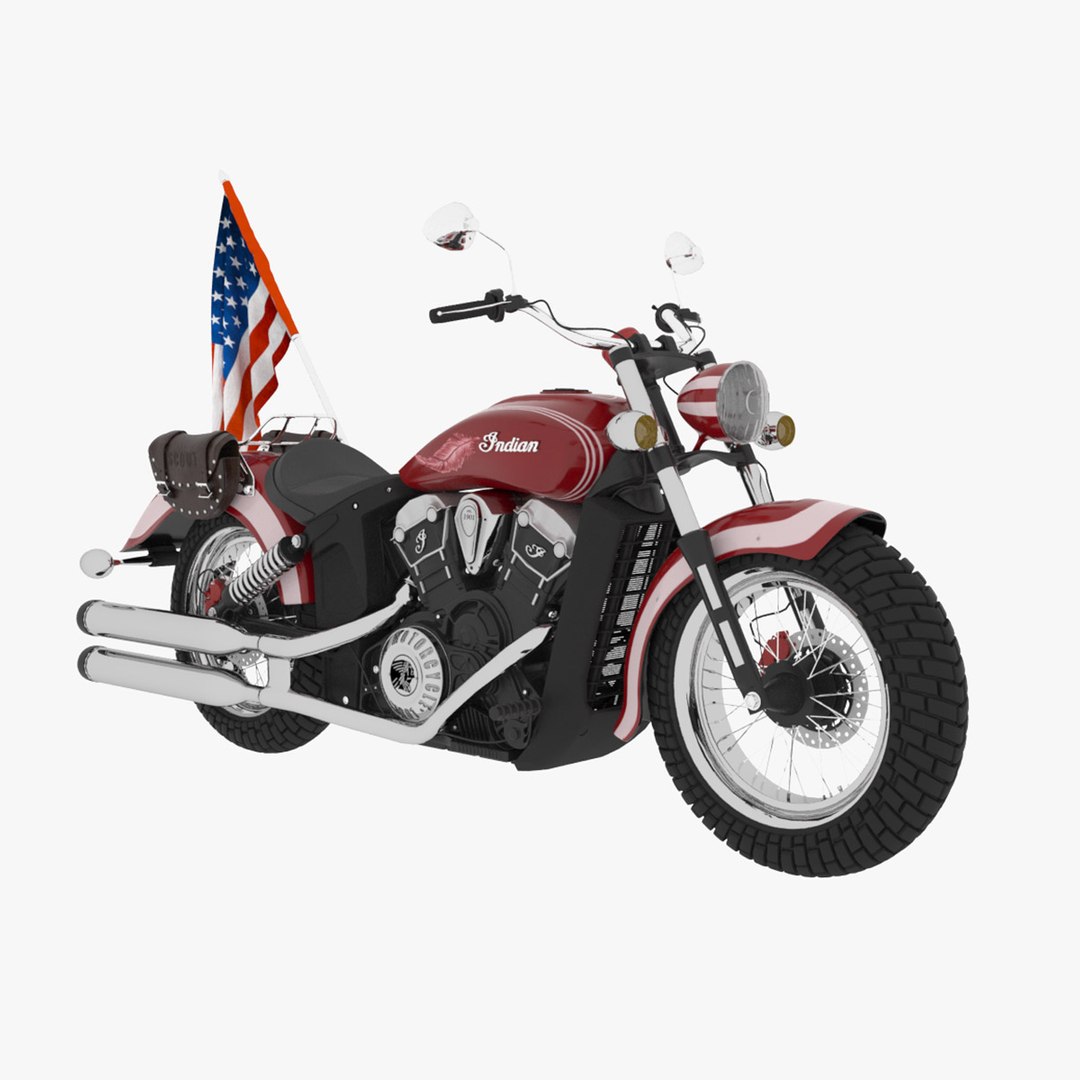 3D Motorcycle Indian Scout Model - TurboSquid 1645090