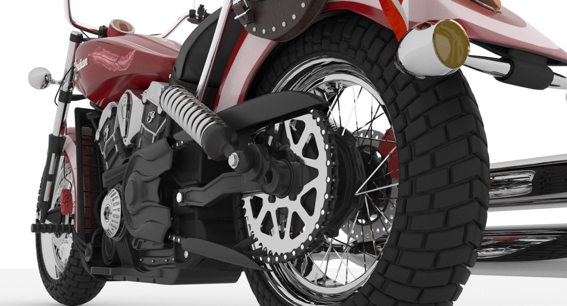 3D motorcycle indian scout model - TurboSquid 1645090