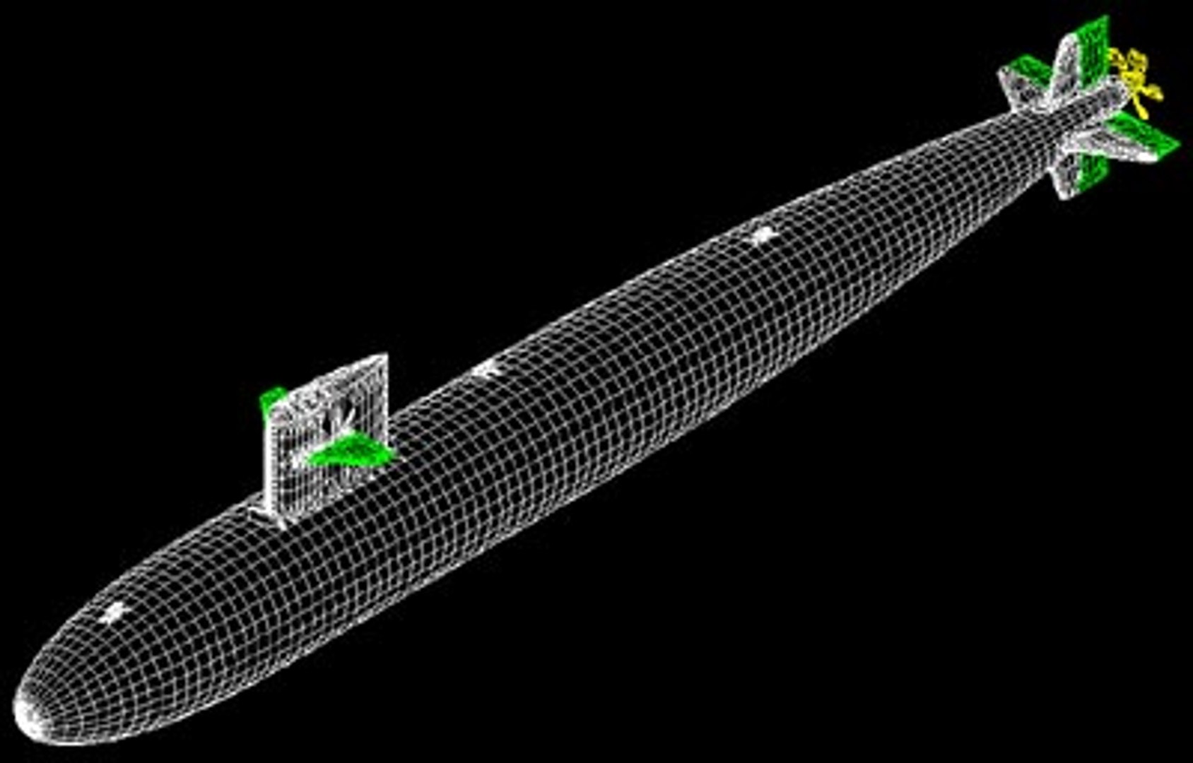 Ssn Sturgeon 3d Model