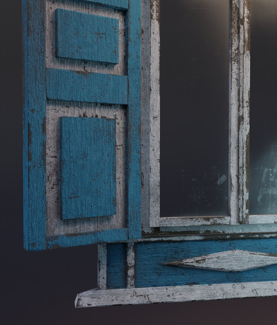 10 Old Windows Pack Low-poly 3D Model - TurboSquid 2161092