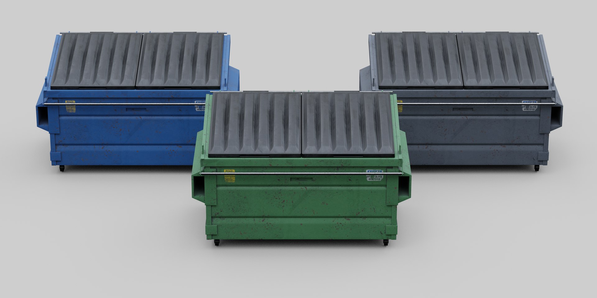Dumpster 3D model - TurboSquid 2168557