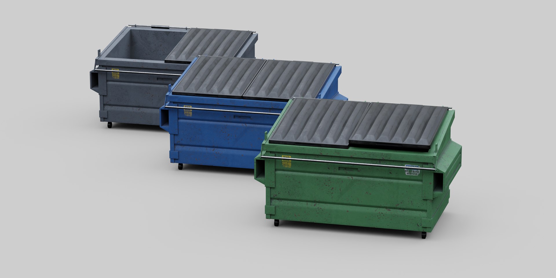 Dumpster 3D model - TurboSquid 2168557