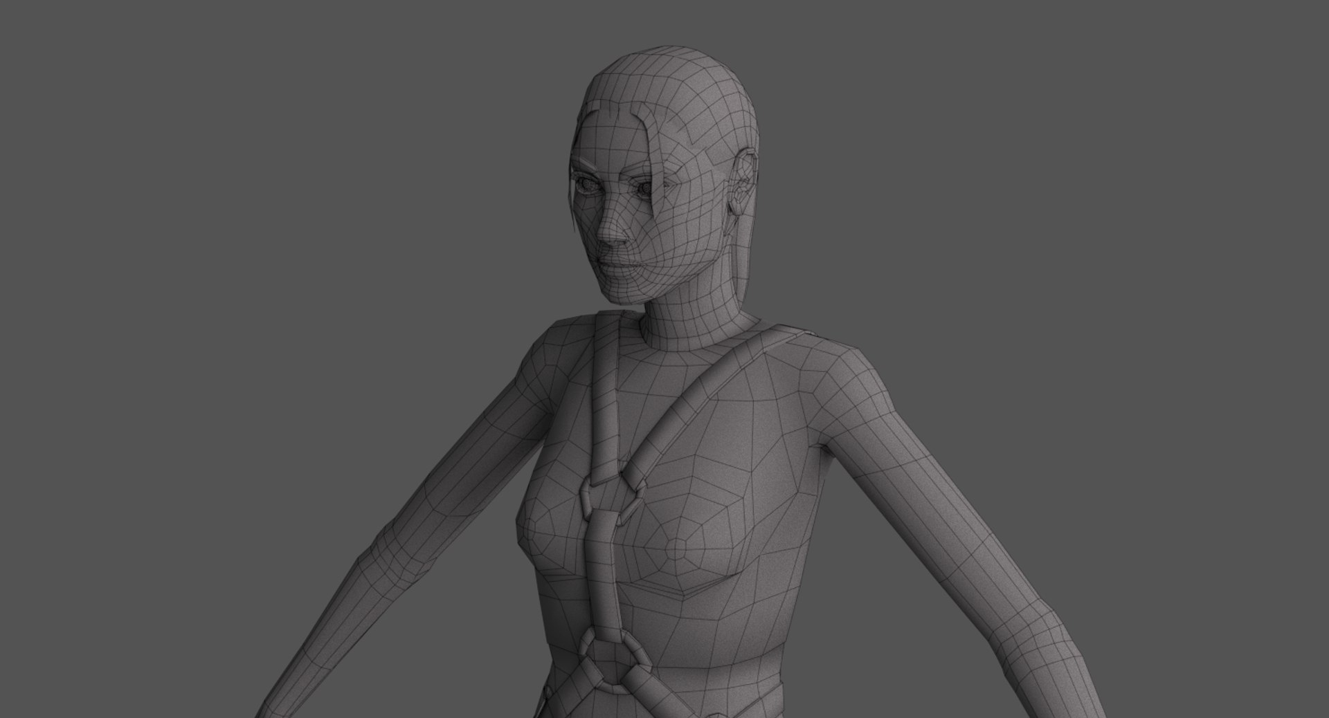 3D female black model - TurboSquid 1292374