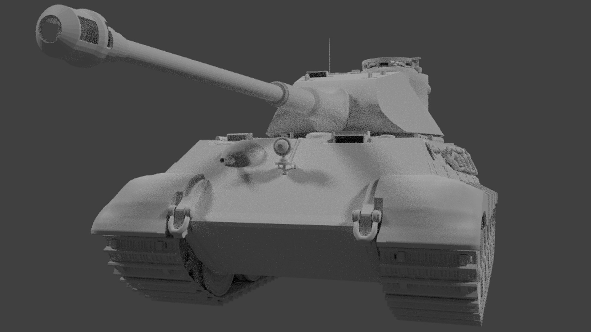 King Tiger Tank P 3d Obj