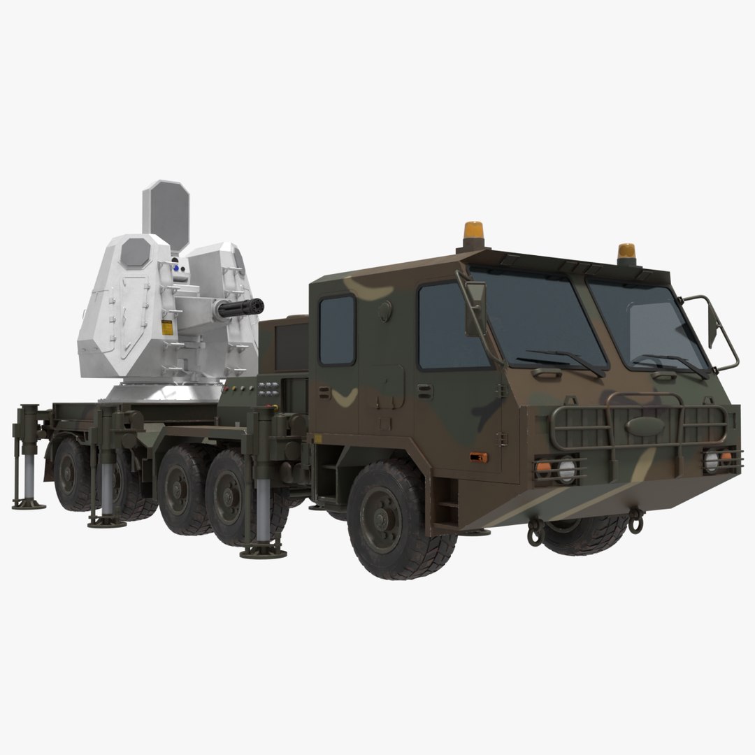 System przeciwlotniczy C-RAM Model 3D - TurboSquid 2219781