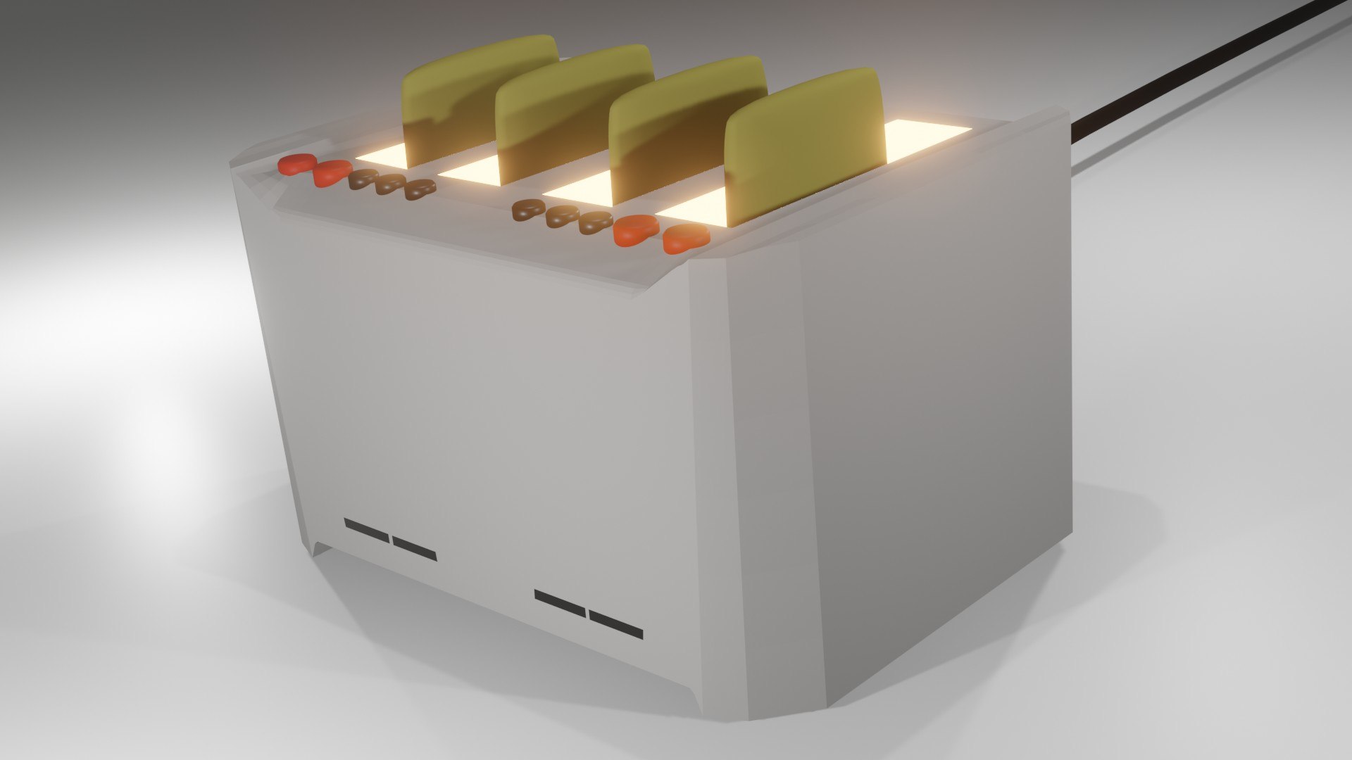 Toaster OBJ Model - TurboSquid 2133936