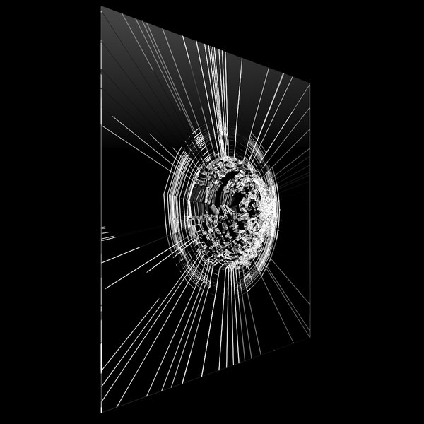 Broken glass 1 3D - TurboSquid 1340939