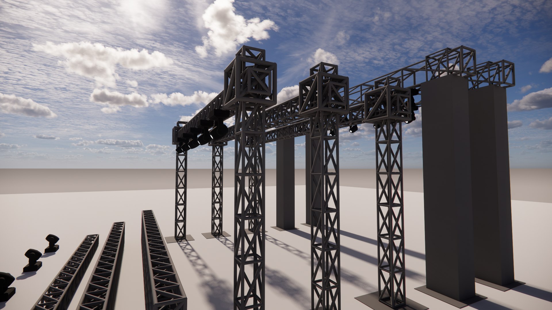 Truss Frames-A2 3D Model - TurboSquid 2211958