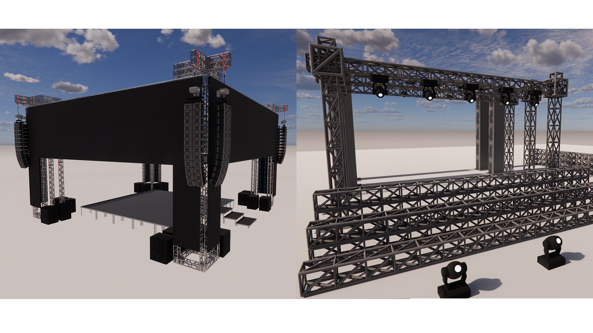 Truss Frames-A2 3D Model - TurboSquid 2211958