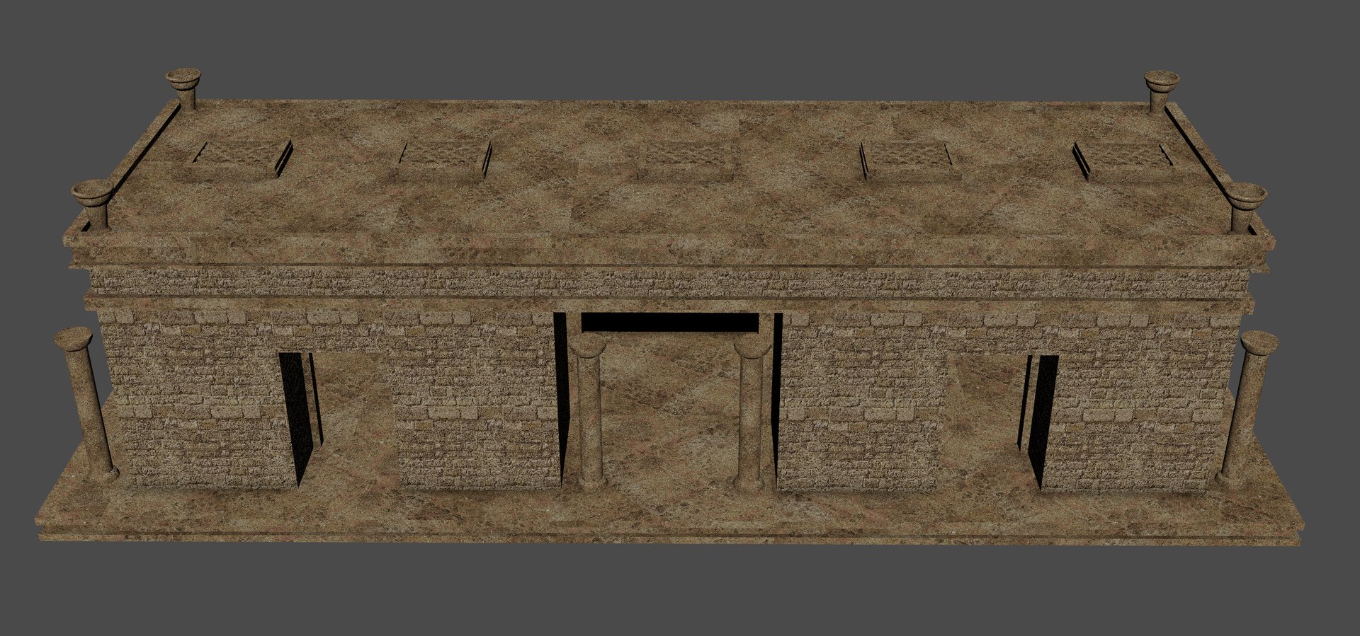 Free 3D Mayan House Temple - TurboSquid 2396267