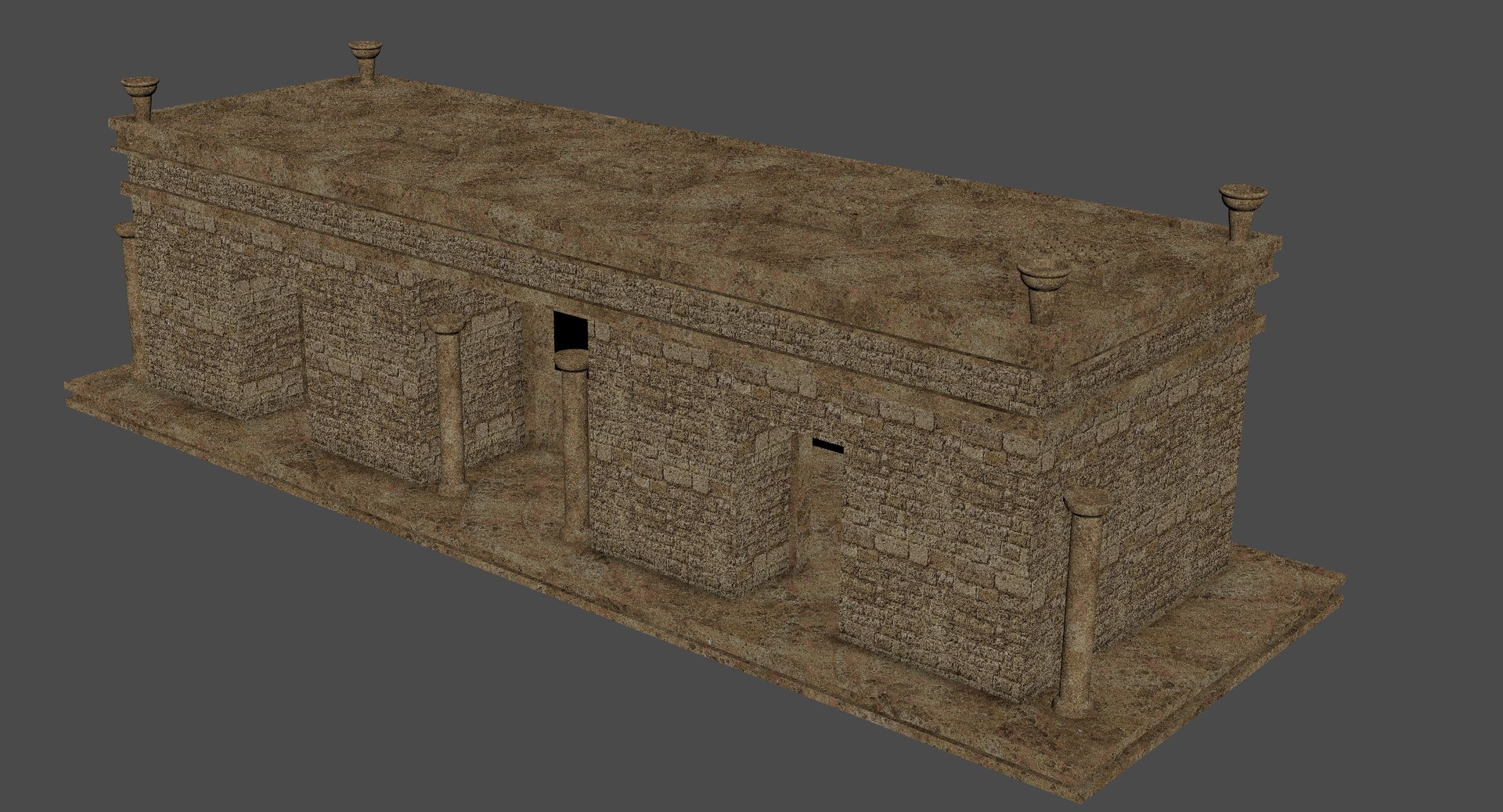 Free 3D Mayan House Temple - TurboSquid 2396267