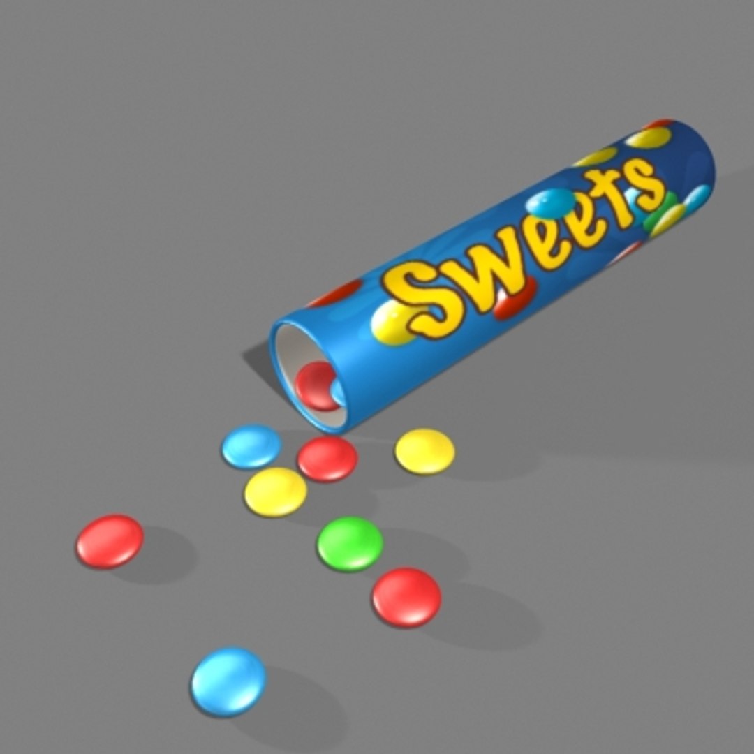 3d model of sweets