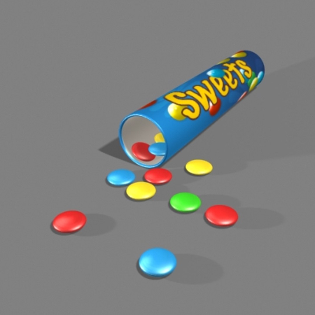 3d model of sweets