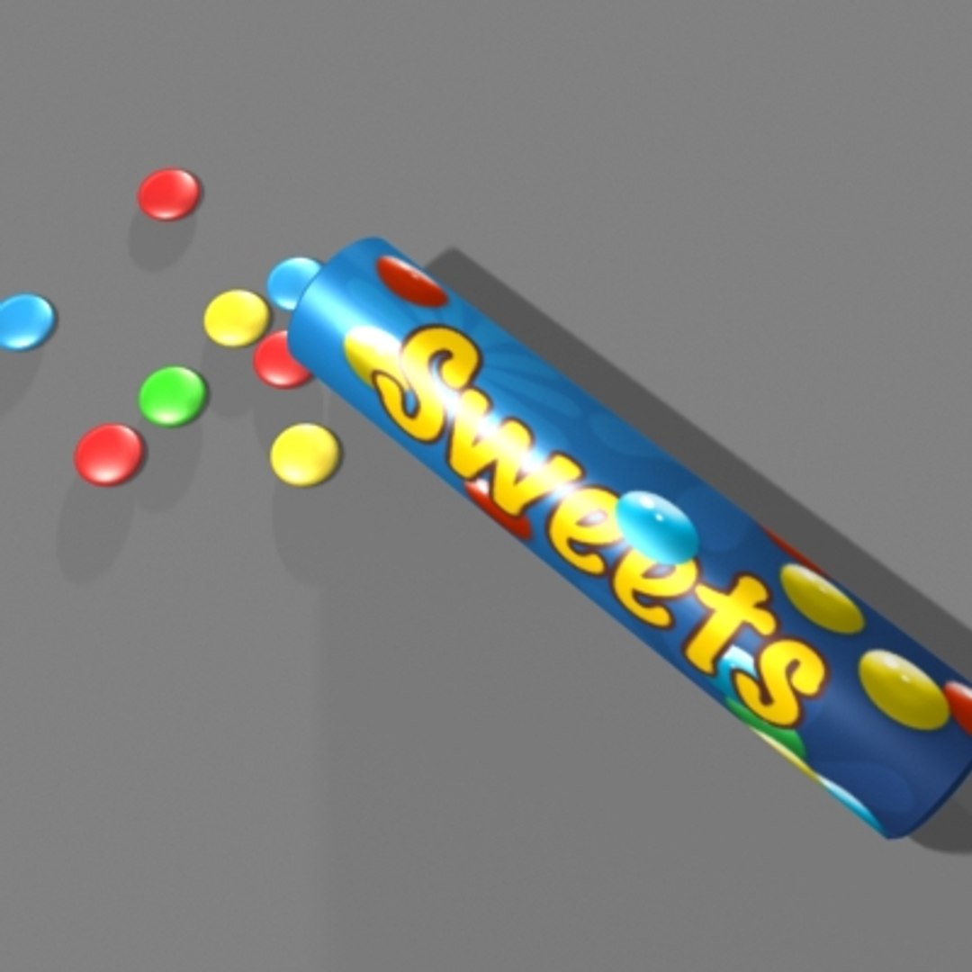 3d model of sweets