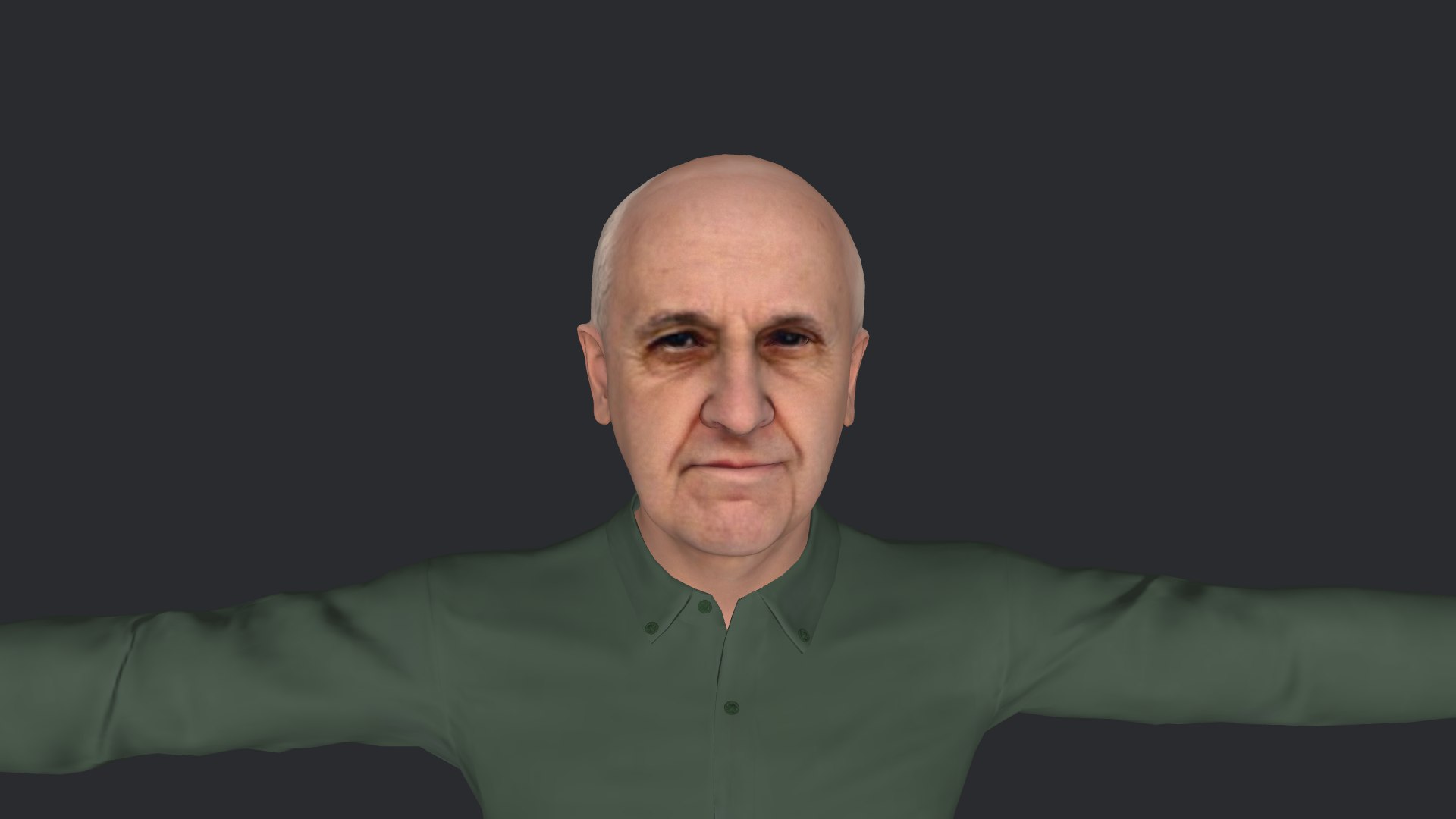 3D Pope Francis Hyper Realistic Full Body Fully Rigged 3D Character ...